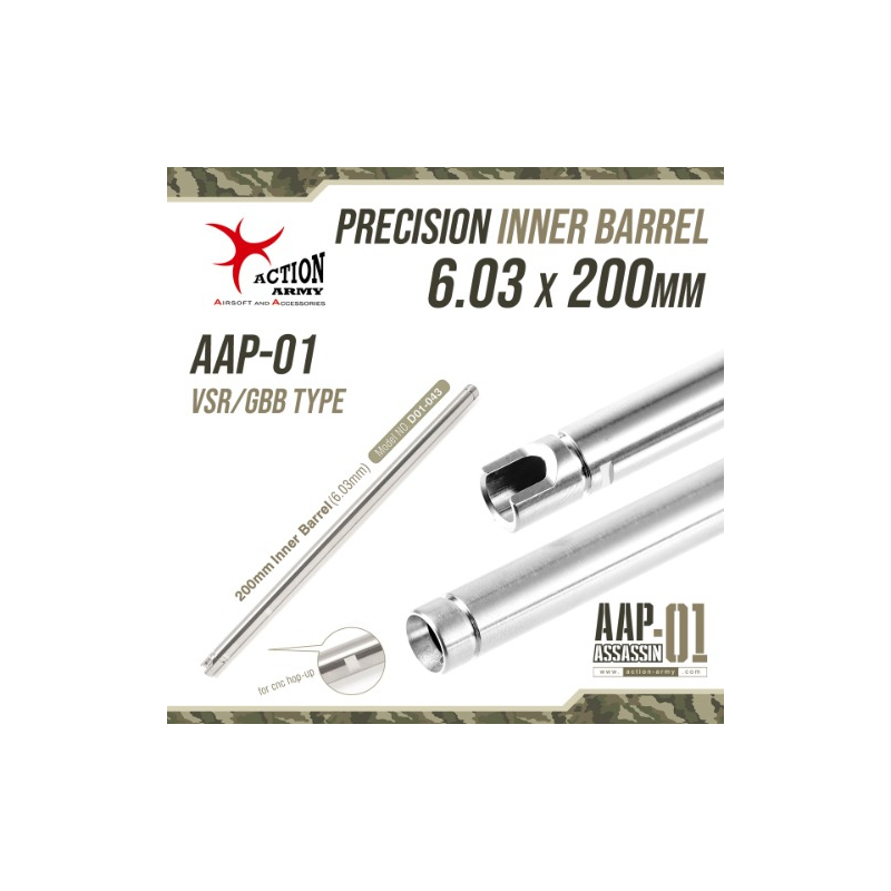 Action Army Precision Barrel 6.03 for AAP01 (200mm)