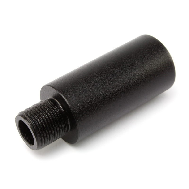 Aluminum silencer adapter for SVD sniper rifles