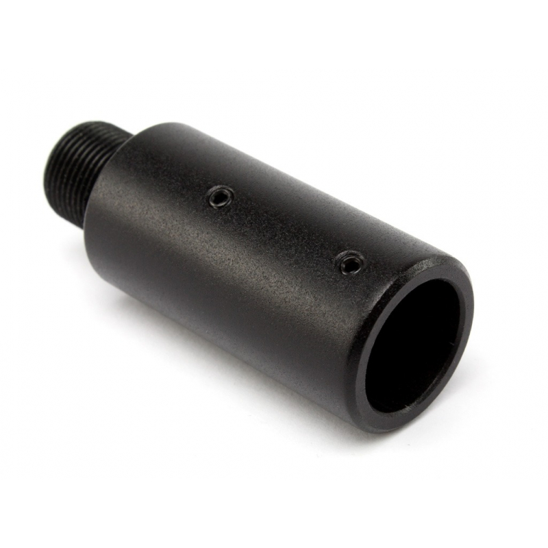 Aluminum silencer adapter for SVD sniper rifles