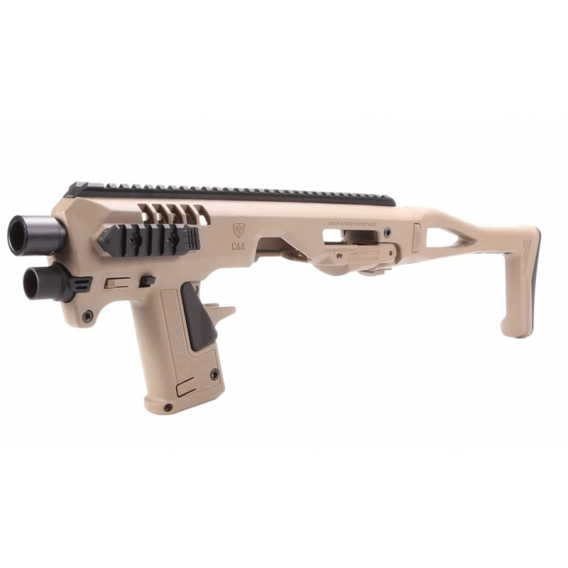 CAA Airsoft MICRO RONI G5 Pistol-Carbine Conversion for Glock TAN