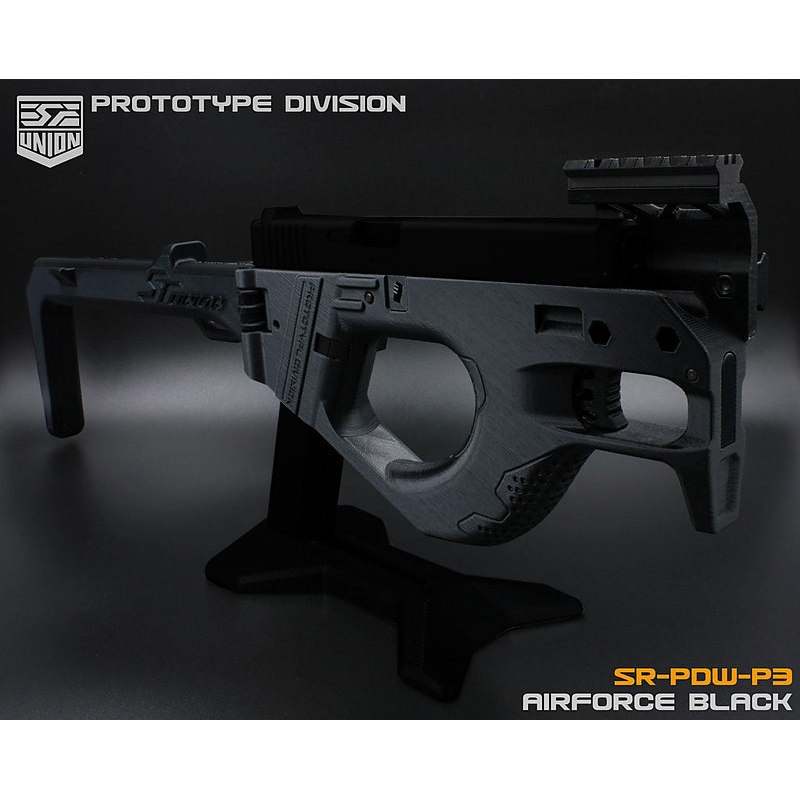 SRU - Airsoft PDW P3 Conversion Kit pro WE Glock - Černý