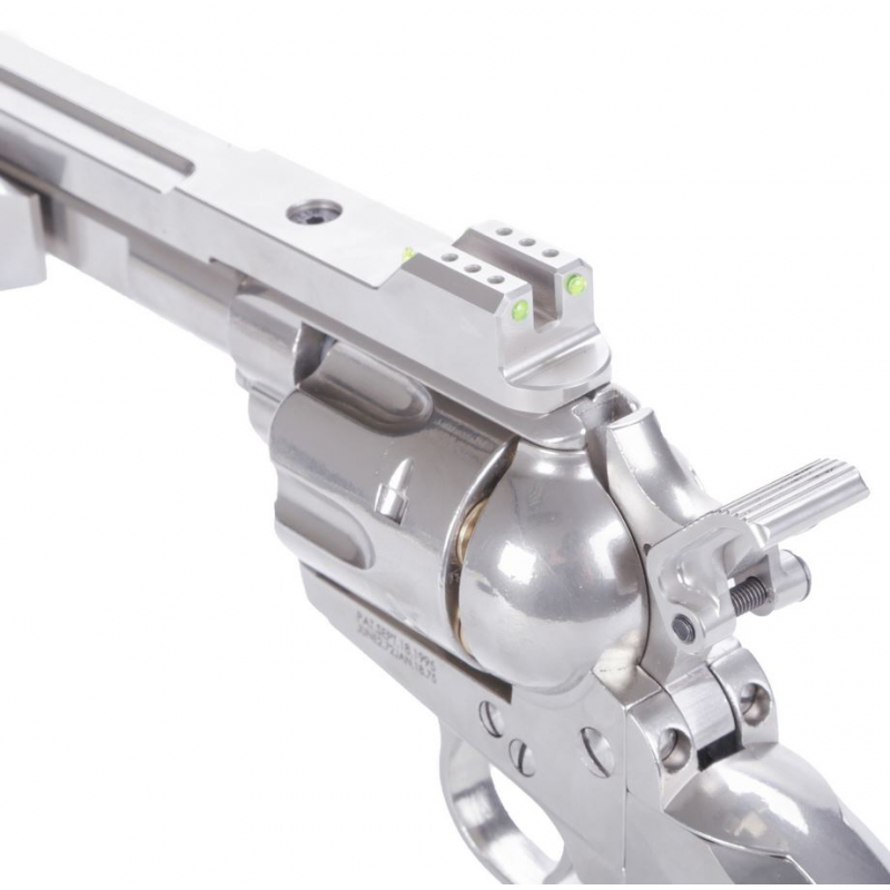 King Arms SAA .45 Devil Revolver-Silver