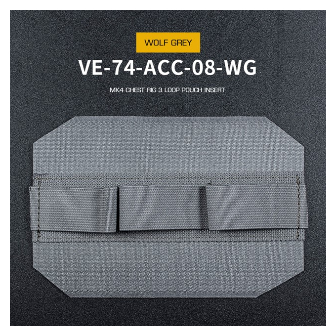 MK4 Chest Rig 40mm grenades Insert - Grey