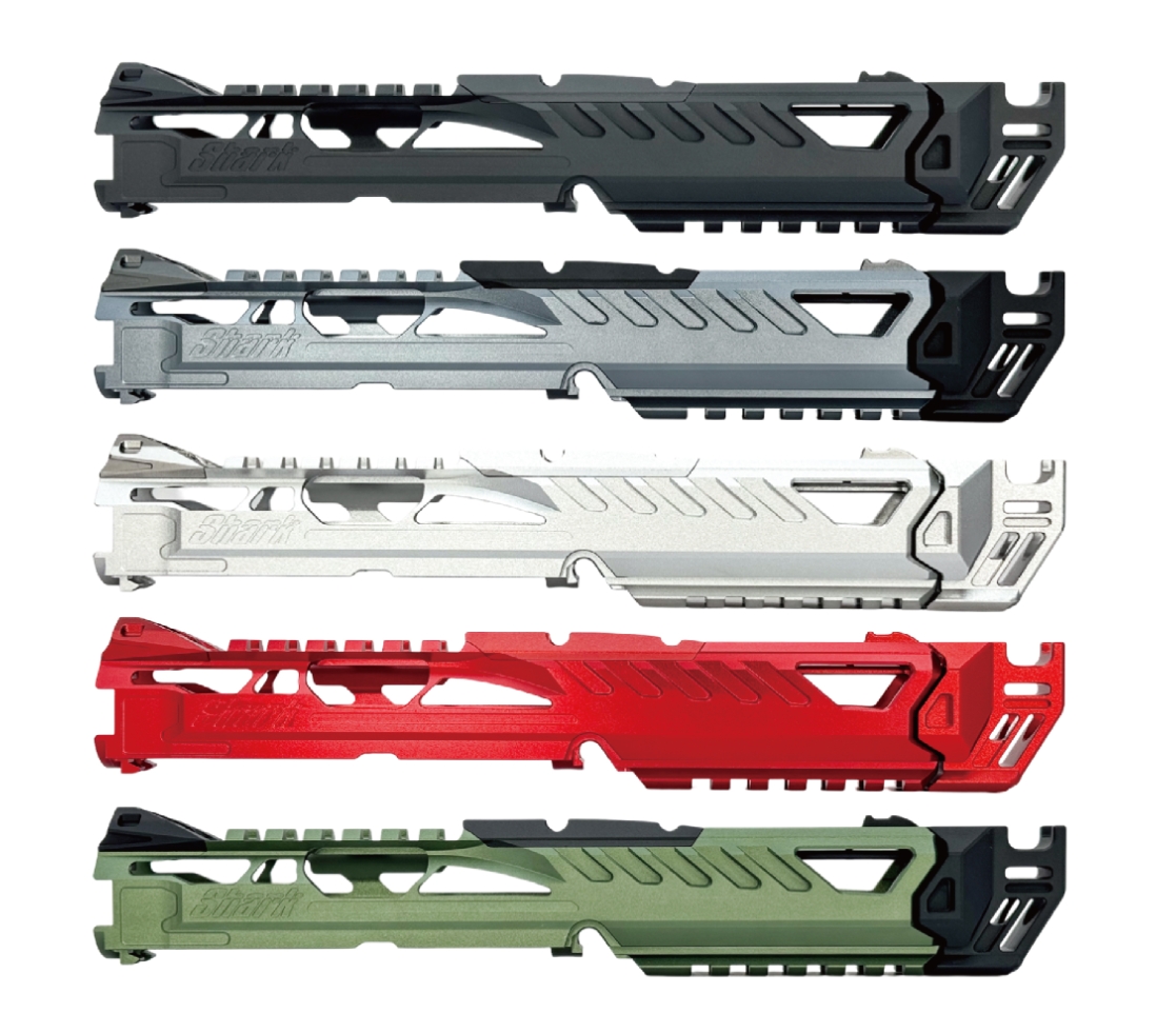 CTM AAP-01 FUKU-2 SHARK Cutout CNC Upper Set - Silver
