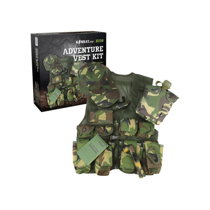 Set JUNIOR dětský ADVENTURE VEST KIT DPM - Airsoft Anareus