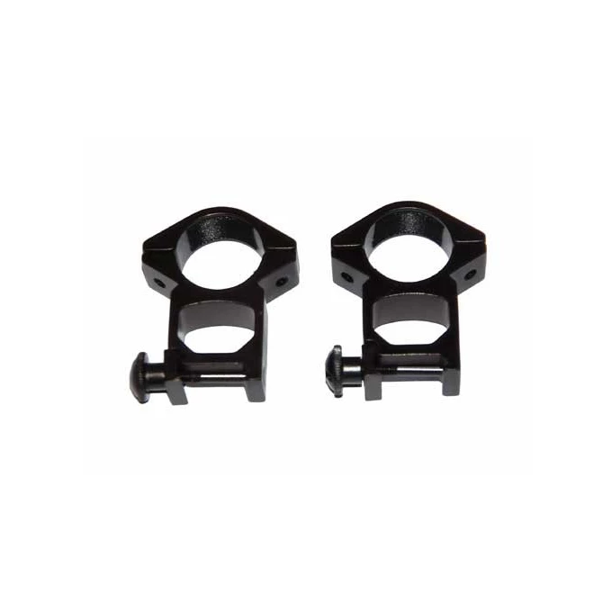 STRIKE Mounting Rings for 25mm Riflescope, High - Black