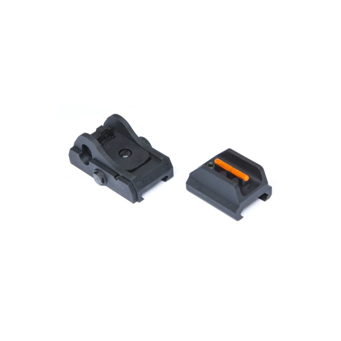 ASG Front and Rear RIS Rail Sight CZ Scorpion EVO 3 - Black