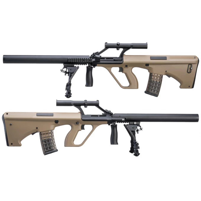 Steyr Aug with silencer (SW-020-AM) - TAN