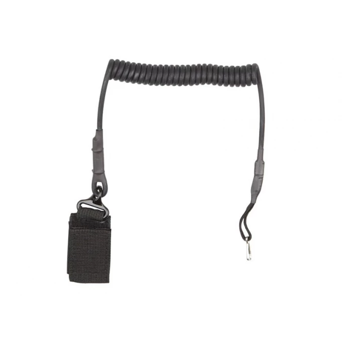 ASG - ASG Pistol Retention Lanyard with Carabiner - Black | ANAREUS