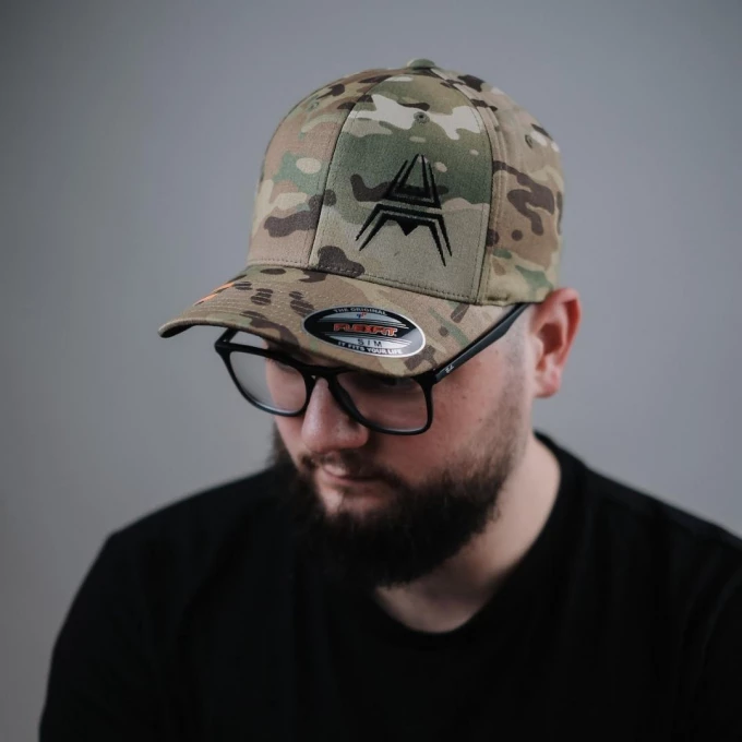 FLEXFIT Kšiltovka ANAREUS Spider logo černé - Multicam® - Airsoft Anar