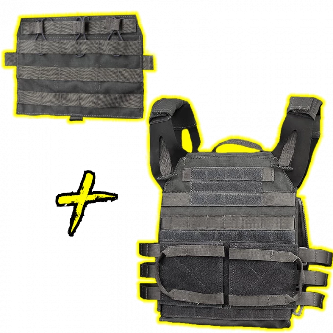 JPC Tactical Vest 2.0 + front accessory package standard triple packag