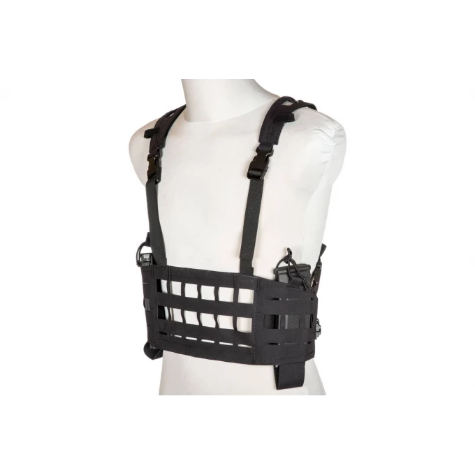 Tactical Chest Rig THYLA (laser cut) - Black