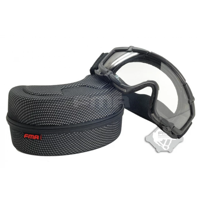 FMA - FMA SI Tactical Ballistic Goggle (2 Visors) - Black | ANAREUS