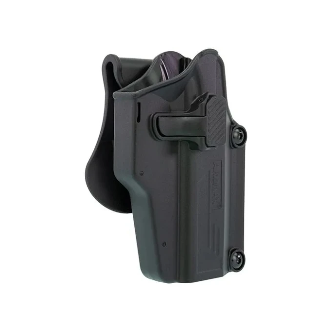 AMOMAX univerzální pistolové pouzdro Per-Fit™, pravé - Černá - Airsoft