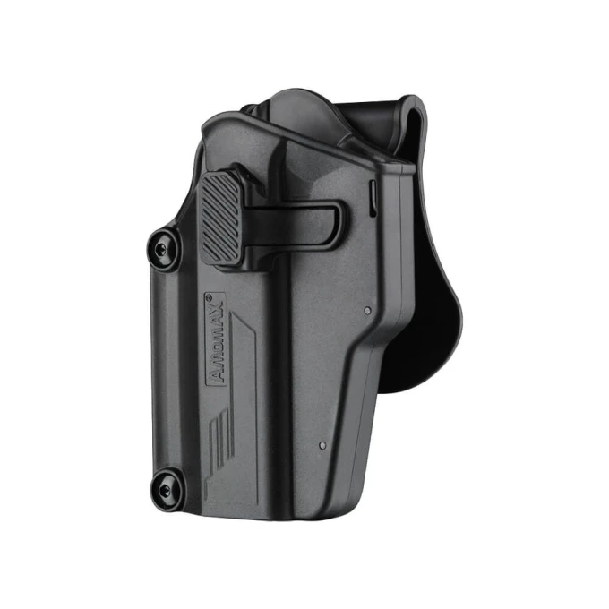 AMOMAX univerzální pistolové pouzdro Per-Fit™, levé - Černá - Airsoft
