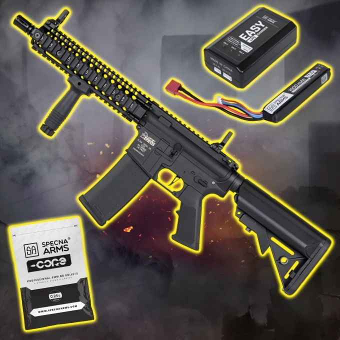 Specna Arms - VALUE PACK SA Daniel Defense® MK18 (SA-C19 COR | ANAREUS