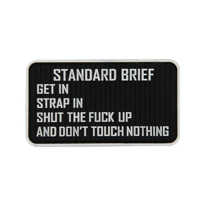 Plastové 3D patche - 3D PVC STANDARD BRIEF Airsoft Patch - B | ANAREUS