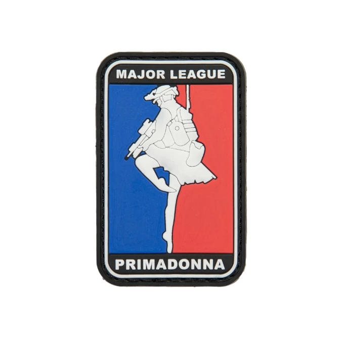 Plastové 3D patche - 3D PVC MAJOR LEAGUE PRIMADONNA Airsoft | ANAREUS