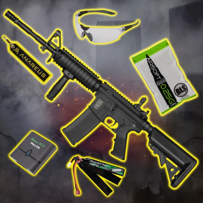 Specna Arms - AIRSOFT STARTER PACK set M4A1 RIS (SA-C03 CORE | ANAREUS